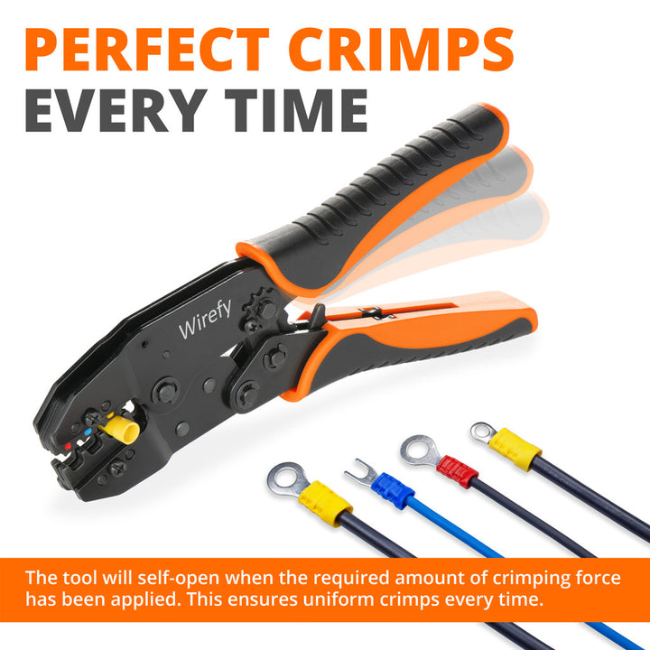 The Perfect Crimp With Wirefy’s Insulated Nylon Connector Crimper ...