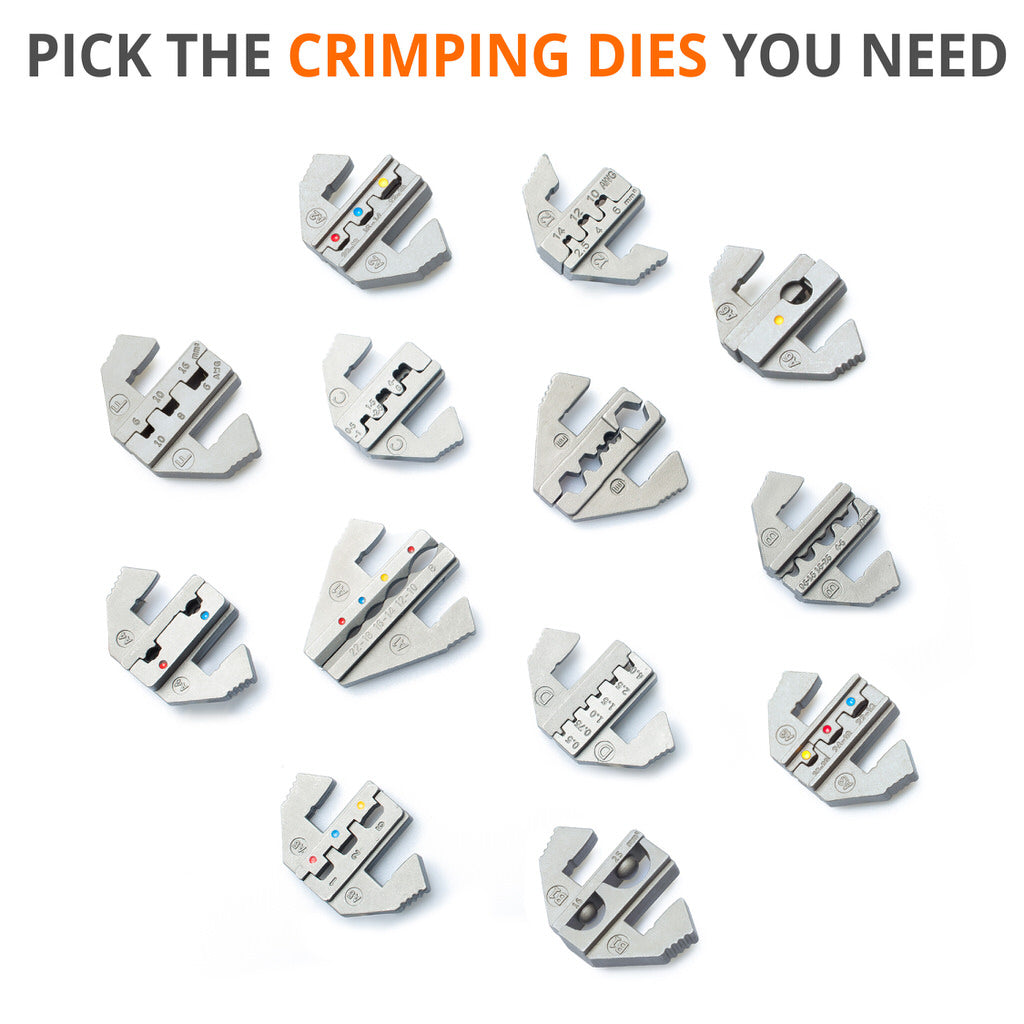 Crimping Tool for Quick Change Crimping Dies | Free Shipping – Wirefyshop
