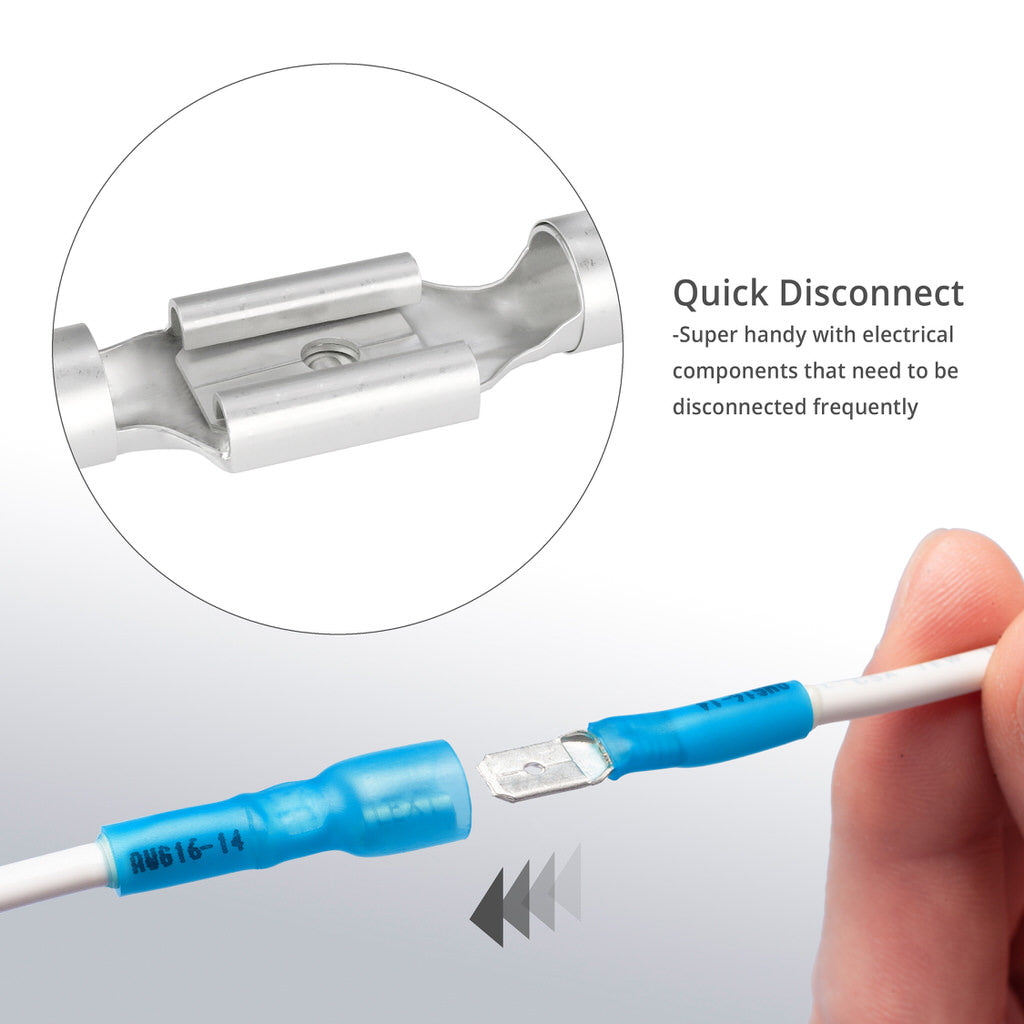 Best Heat Shrink Spade Connectors - Spade Terminals - Wirefy – Wirefyshop